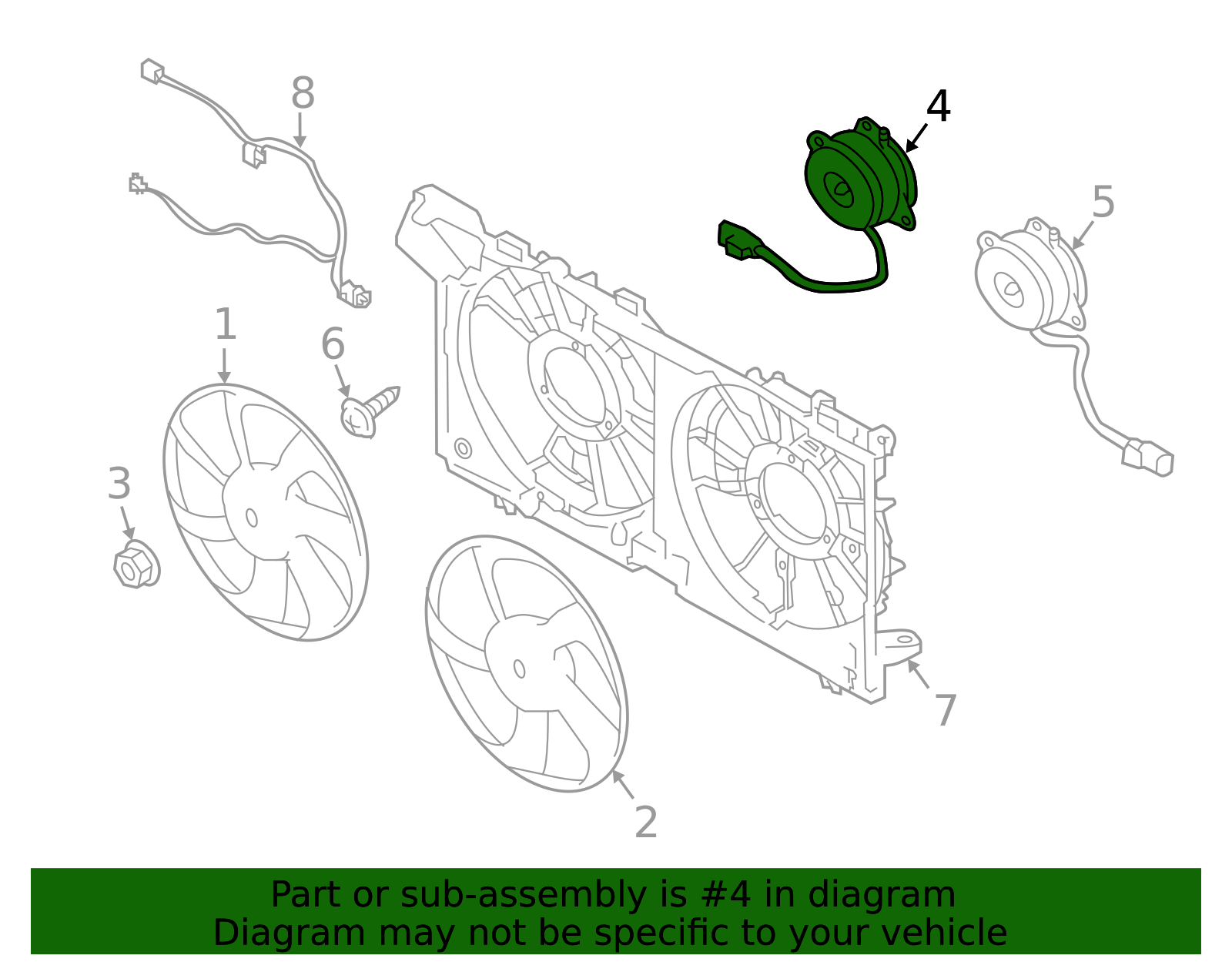 45131AN00A - 2020-2024 Subaru - Fan Motor | Subaru Parts Deals