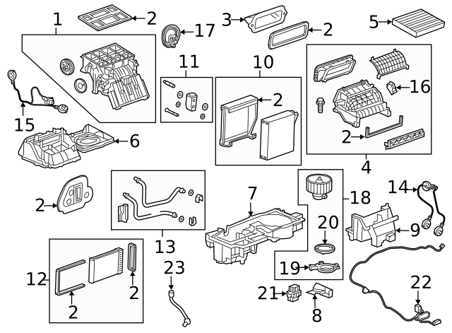 2013-2022 GM Motor Kit (Replaces Part Number 42777757 GM ...