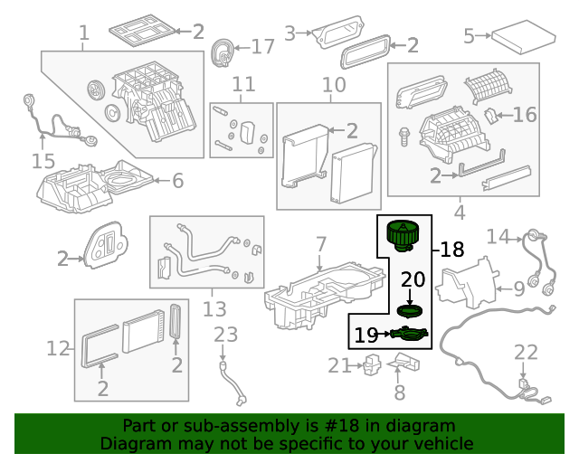 2013-2022 GM Motor Kit (Replaces Part Number 42777757 GM ...
