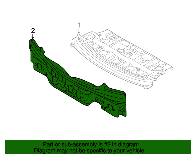 Genuine OEM Rear Body Panel Part# 69100-3X000 Fits 2011-2016 Hyundai ...