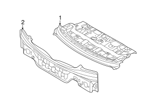 Genuine OEM Rear Body Panel Part# 69100-3X000 Fits 2011-2016 Hyundai ...