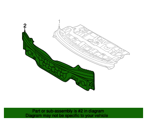 Genuine OEM Rear Body Panel Part# 69100-3X000 Fits 2011-2016 Hyundai ...