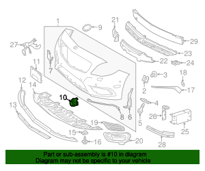 231-884-00-74 - Grille Assembly Cap 2013-2021 Mercedes-Benz | Mercedes ...