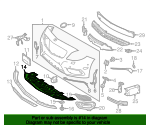 2014-2016 Mercedes-Benz Under Cover 176-885-02-36 | MB OEM Parts