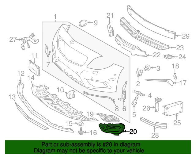 Mercedes-Benz Air Duct 117-885-00-63-64 | Mercedes-Benz Parts Miami