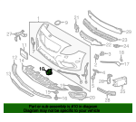 231-884-00-74 - Grille Assembly Cap 2013-2021 Mercedes-Benz | Mercedes ...