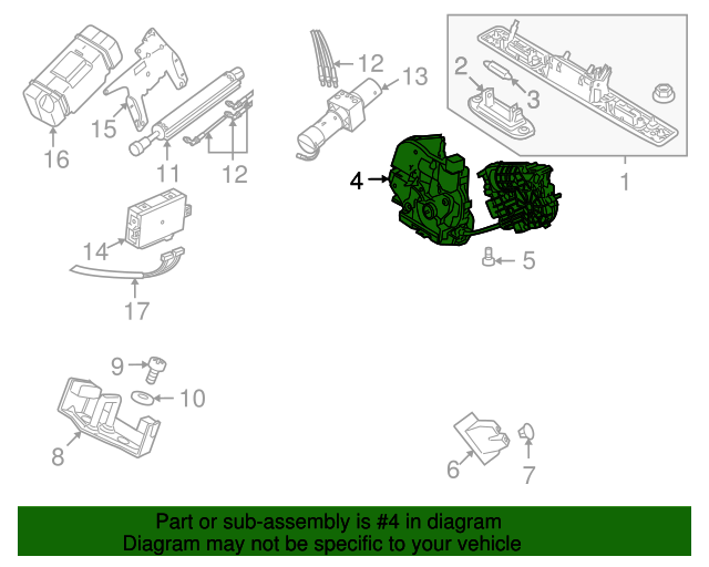 2011-2016 Volvo XC70 Lock 31440491 | TascaParts.com