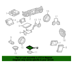 2010-2016 Land Rover Speaker Grille LR018984 | OEM Parts Online