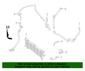 290-501-80-00 - Engine Water Pump Bracket 2019-2023 Mercedes-Benz ...