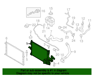 2003-2014 Volvo Radiator 31293550 | TascaParts.com
