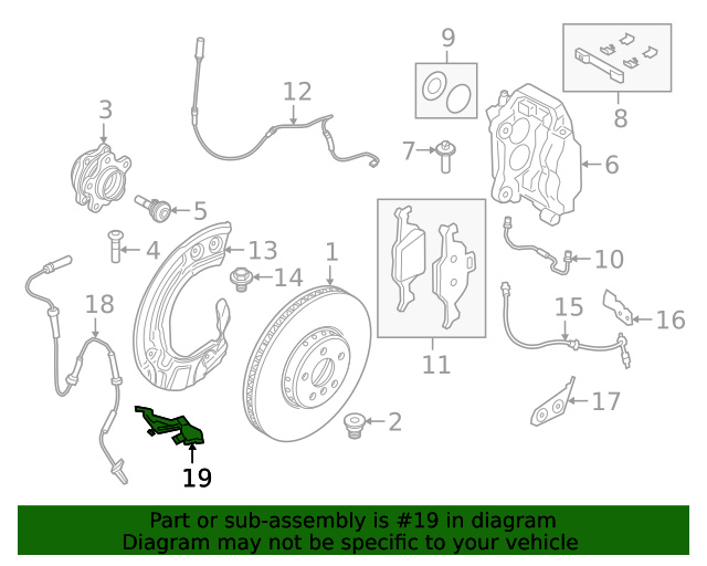 Genuine BMW 37-14-8-847-996 | Sensor Bracket | FREE Shipping on Most ...