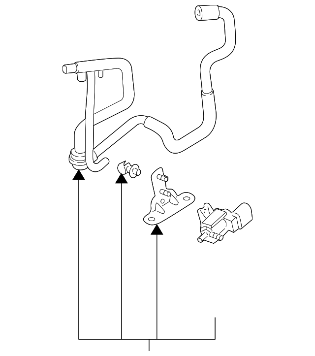 07L-131-055-K - Vacuum Hose 2010-2012 Audi R8 | Audi OEM Parts