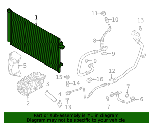 64-53-9-389-412 - A/C Condenser - 2019-2024 BMW | BMWPartsHub