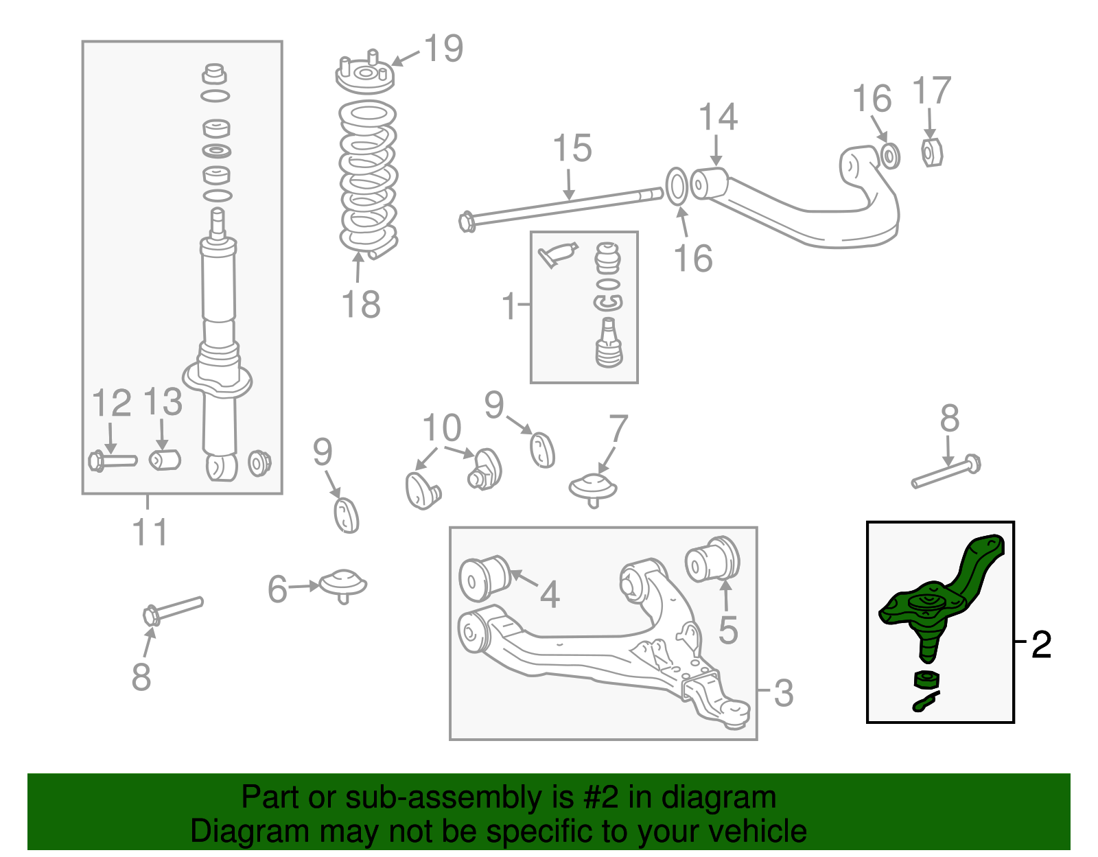 1995-2004 Toyota Lower Ball Joint Tacoma | Toyota Parts Delivered