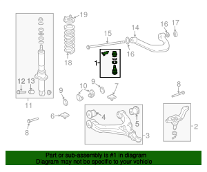 1995-2007 Toyota Suspension Ball Joint (Left, Right, Front, Upper ...