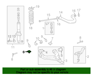 Genuine Toyota Spring Bumper part# 48304-35150 for 1995-2004 Toyota ...