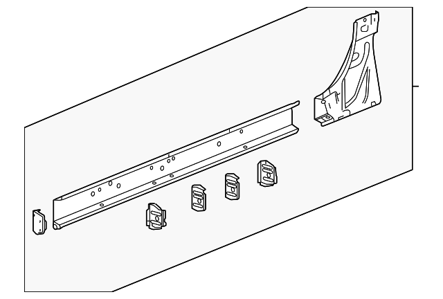 2020-2022 GM Driver Side Rocker Inner Panel 84714277 | GMPartsDirect.com