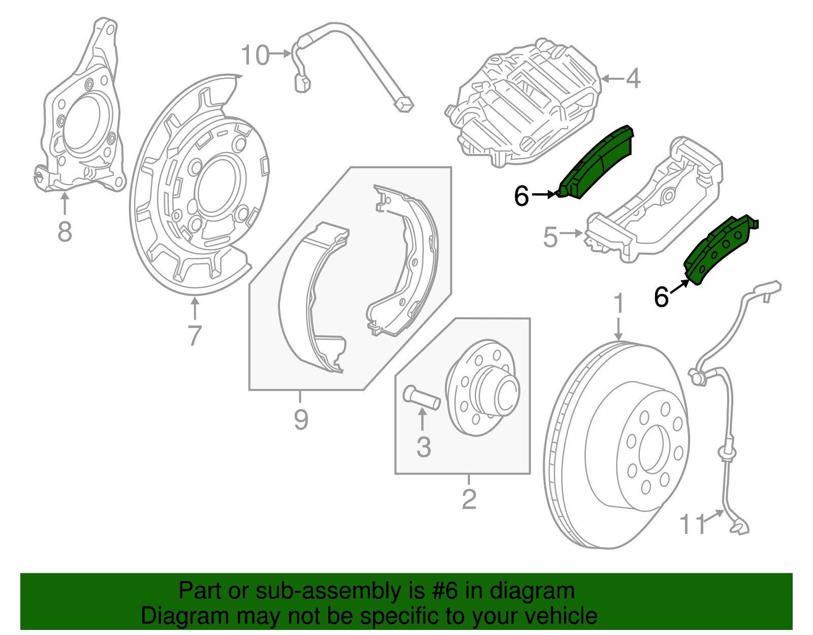 2011-2015 GM Brake Pads 19433093 GM | GMPartsDirect.com