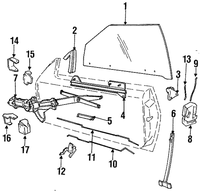 1984-1994 GM Door Shell Cap 12510786 | GMPartsDirect.com