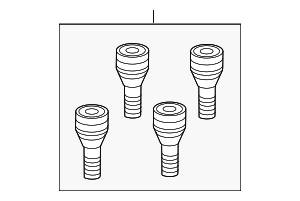 31439226 - Wheel Lock Set 2015-2023 Volvo | AutoNationParts.com