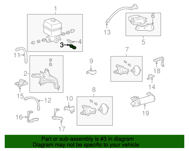 2001-2007 Lexus LX470 Pressure Sensor 89192-60020 | OEM Parts Online