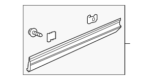 2020-2022 Honda Pilot Body Side Molding 75313-TG7-A21 | OEM Parts Online