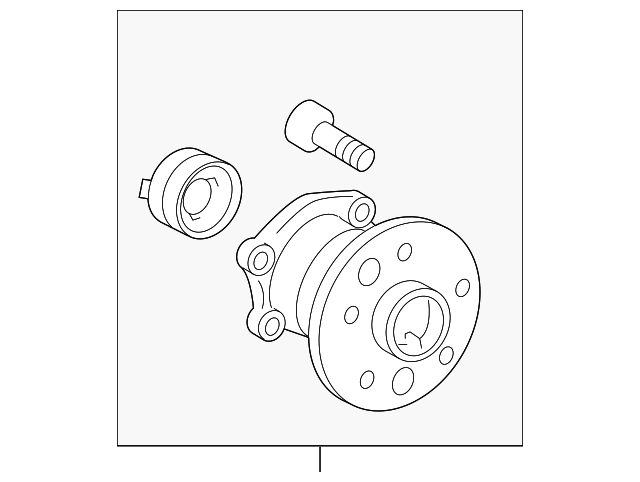 2001-2012 Toyota Hub & Bearing 42460-48011 | Toyota Parts Center