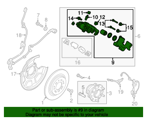 58310-A8A50 - Caliper 2017-2020 Kia Optima | Kia.Parts Store