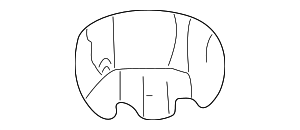 06502858 - Lower Ball Joint Castle Nut - 1999-2004 Dodge | Mopar Parts ...