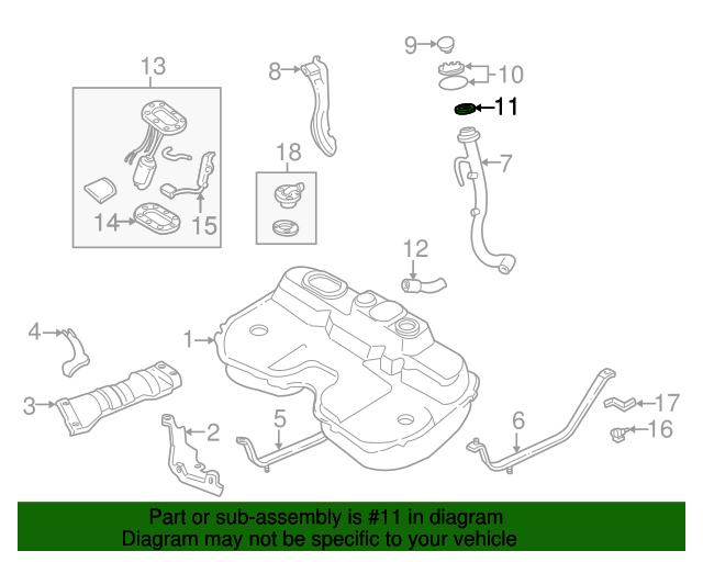1990-2014 Subaru OEM NEW 1990-2014 Subaru B9 Tribeca Outback Filler ...