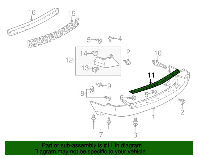 2006-2011 Mitsubishi Endeavor Step Plate 6420A004 | Auto Parts
