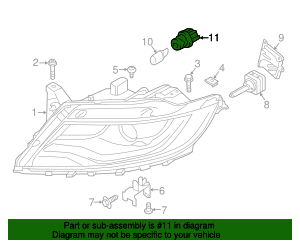 2016-2018 Lincoln MKX Socket Assembly FJ7Z-13411-A | OEM Parts Online