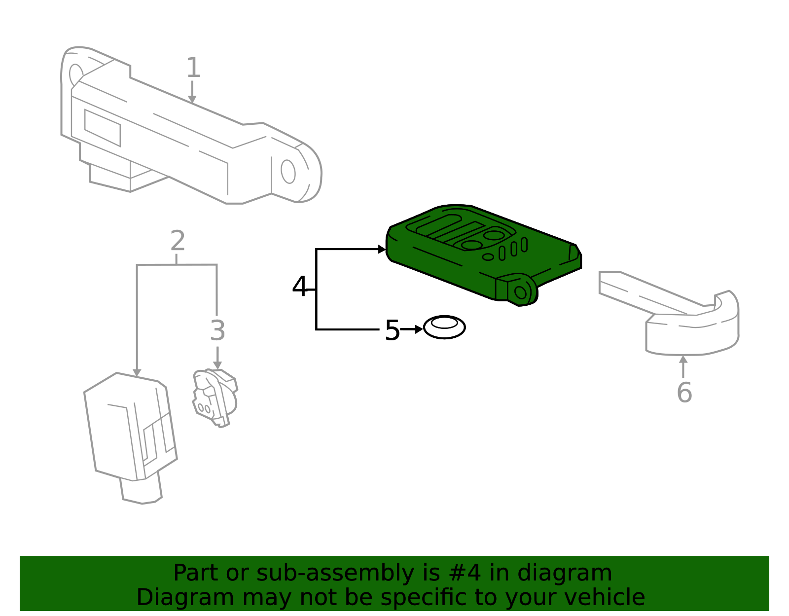 72147-TBA-A02 - Fob Assembly Entry Key - 2018-2020 Honda Civic ...