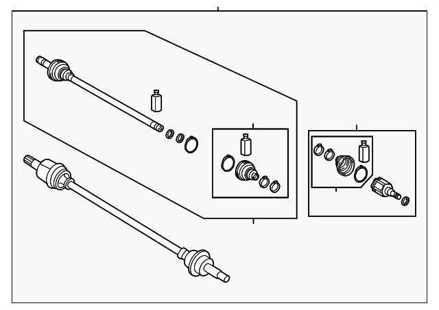 2022-2024 Hyundai Tucson Axle Assembly 49500-CW000 | OEM Parts Online