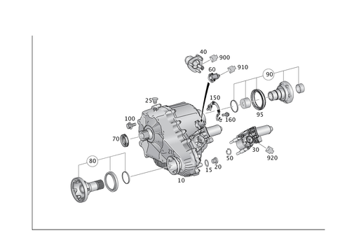 Complete Transfer Case for 2014 Mercedes-Benz GL 350 | Mercedes-Benz ...
