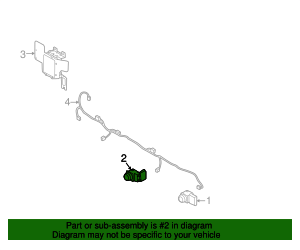 95720-D3000-PG4 - Parking Aid Sensor 2017-2019 Hyundai Ioniq ...