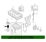 26420-25400 - Engine Oil Filter Adapter Stud 2011-2022 Kia | Genuine ...
