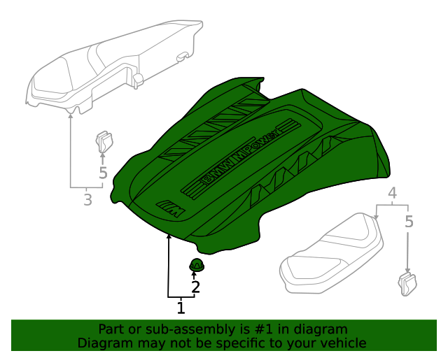 11-14-8-098-567 - Engine Cover 2020-2023 BMW | AutoNationParts.com