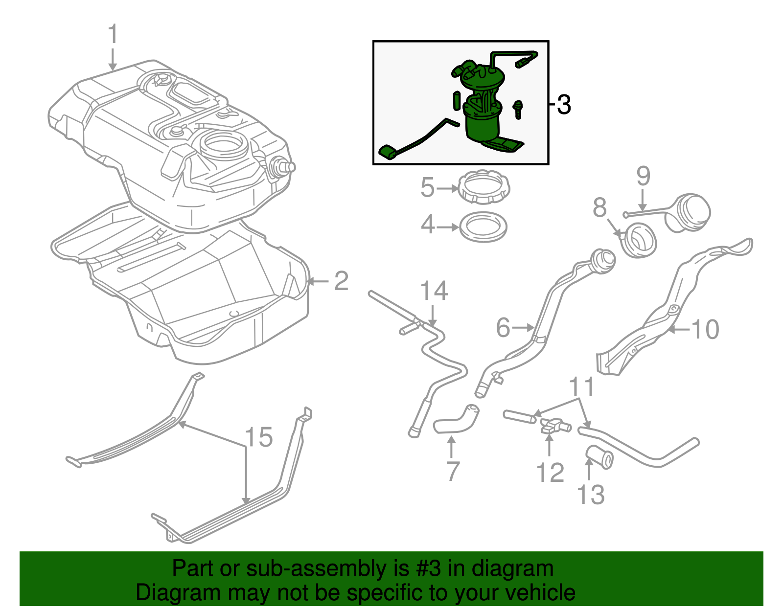 PFS-1013 - Motorcraft™ Electric Fuel Pump 2001-2004 Ford Escape | Big 3 ...