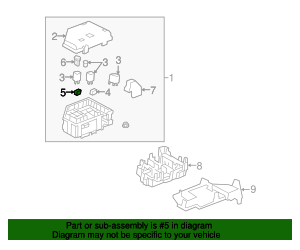 2003-2023 GM 60 AMP Fuse 22917199 | GM Parts Center