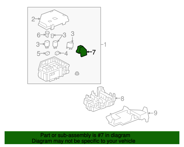 2007-2017 GM Battery Positive Cable Junction Block Cover 19116081 GM ...