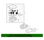 2006-2025 GM Black Multi-Purpose Relay (Replaces 19116962) 13500113 GM ...