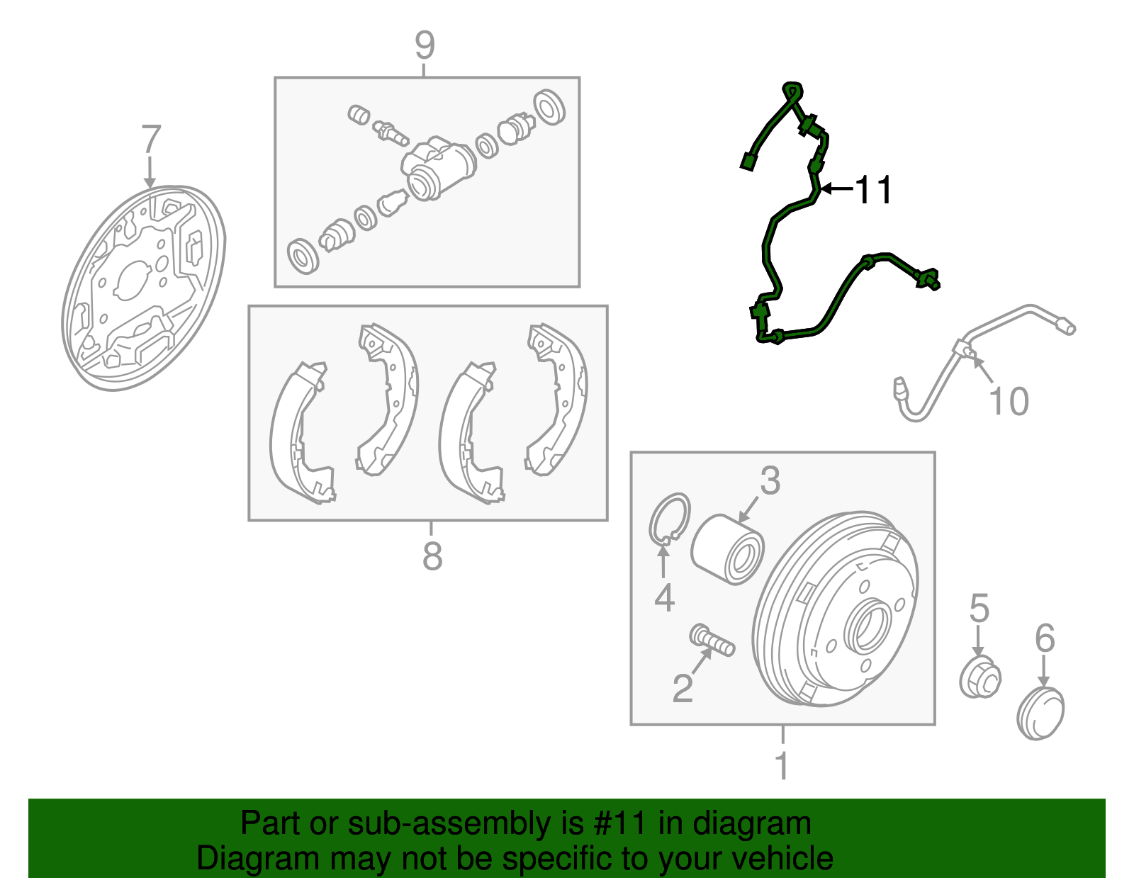2014-2024 Mitsubishi Mirage Rear Speed Sensor 47901W020P | OEM Parts Online