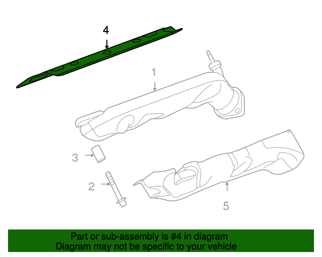 LR010841 - Exhaust Manifold Gasket 2010-2013 Land Rover ...