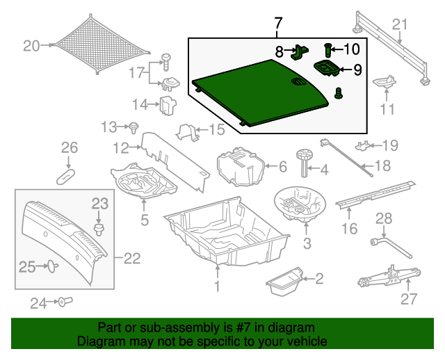 292-680-17-00-9H42 - Floor Cover 2016-2019 Mercedes-Benz | Mercedes ...