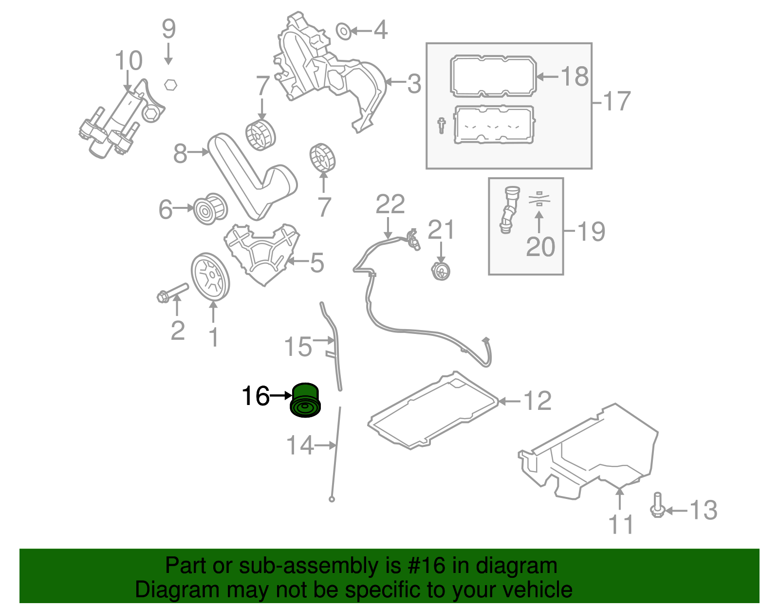 2009-2010 Volkswagen Routan Oil Filter 7B0-115-561-F | OEM Parts Online