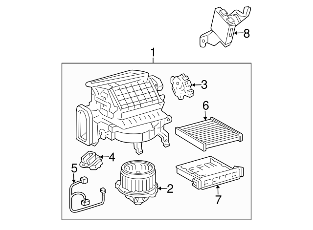 87106-0E020 - Door Actuator - 2004-2009 Lexus | My L Parts