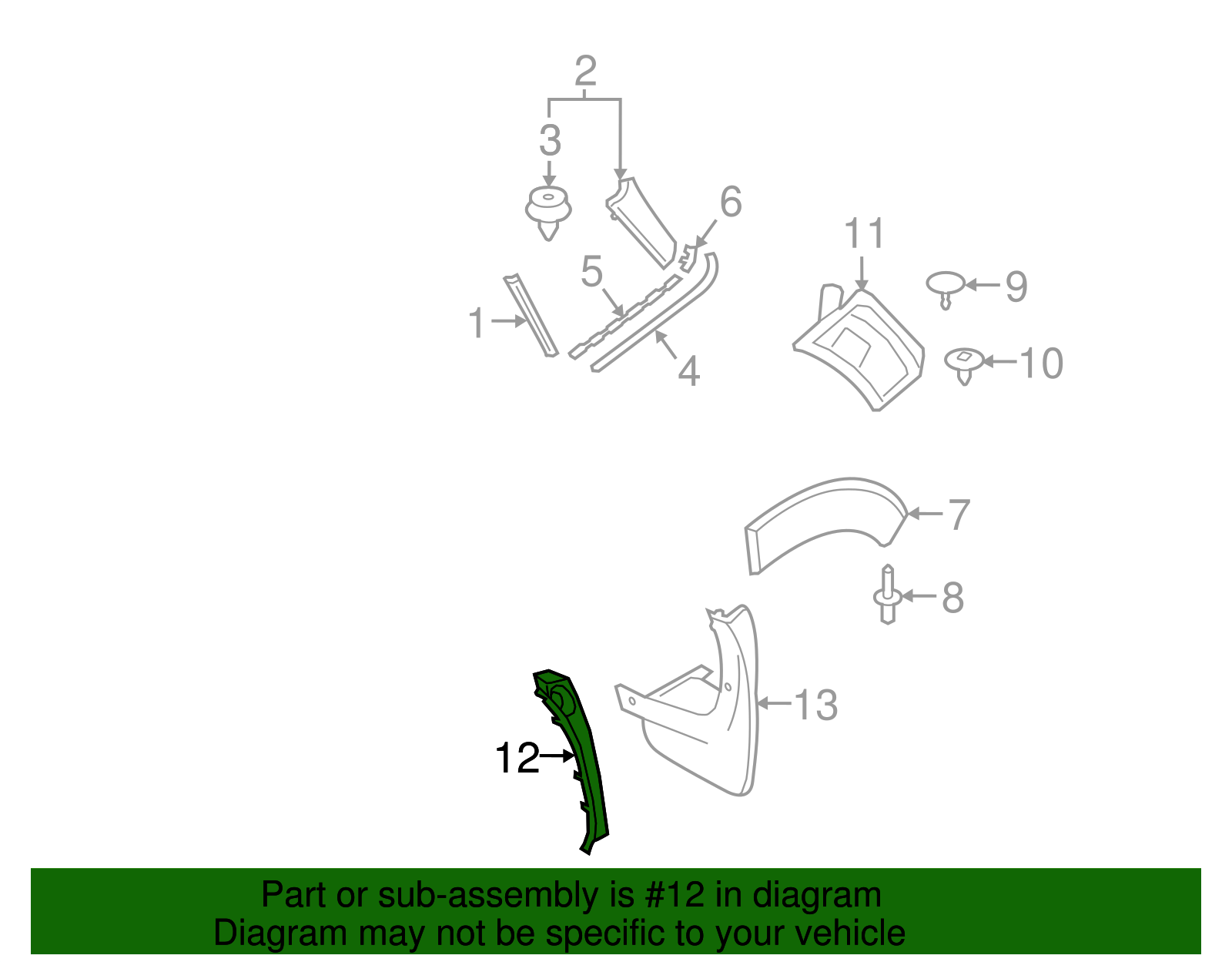 2021-2024 Mini Cooper Countryman Trim, drip rail, right 63-21-8-492-304 ...