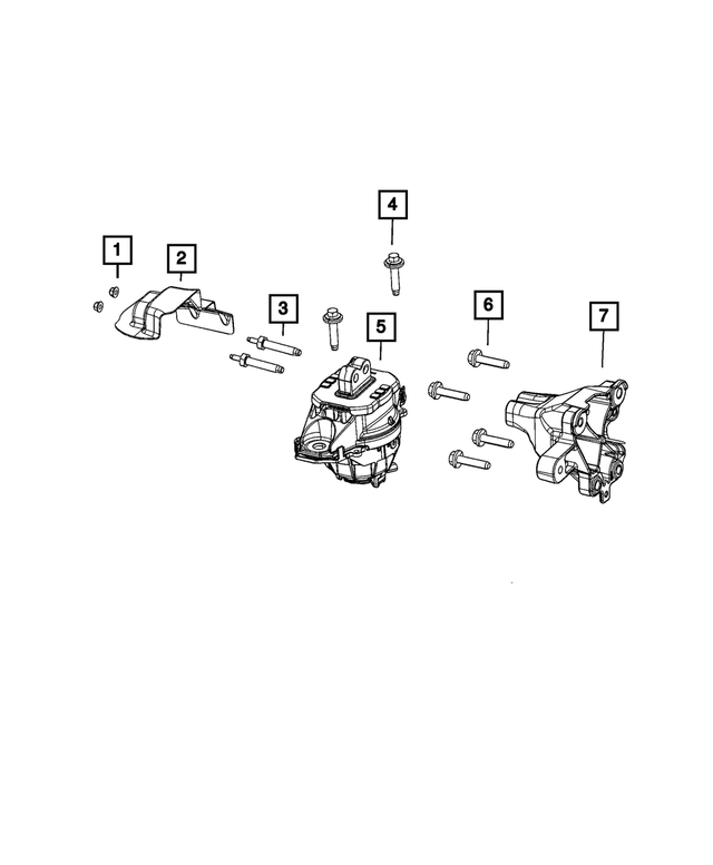 2021-2024 Jeep Engine Mount Isolator 68375806AG | My Mopar Parts