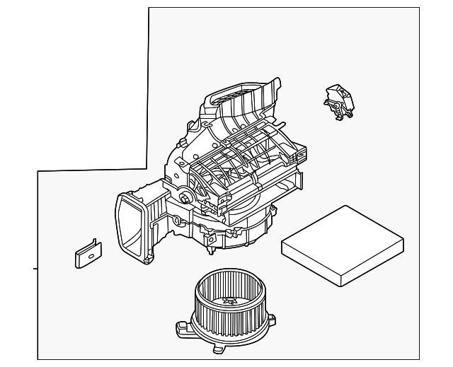 2020-2024 Nissan Sentra Blower Assembly 27200-6LB0A | Temecula Nissan Parts